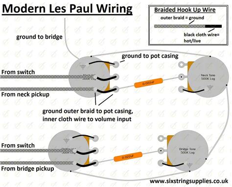 Modern Les Paul Wiring Schematic