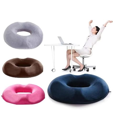 Orthopedic Memory Foam Donut Seat Cushion For Hemorrhoid And Tailbone