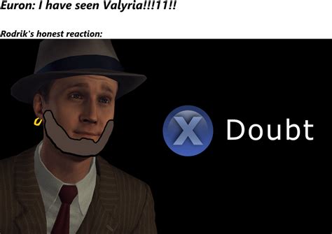 Rodrik Didnt Fall For It Lol R Asoiafcirclejerk