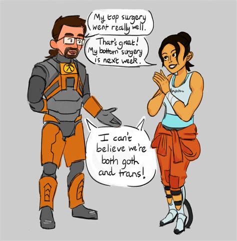Gordon And Chell By Iolimmer On Deviantart
