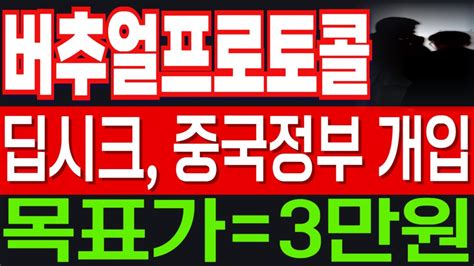 버추얼프로토콜 코인전망 충격 딥시크 중국정부의 개입이 있었다 세력계획 목표가 3만원 유출 정확히 1시간 뒤 영상