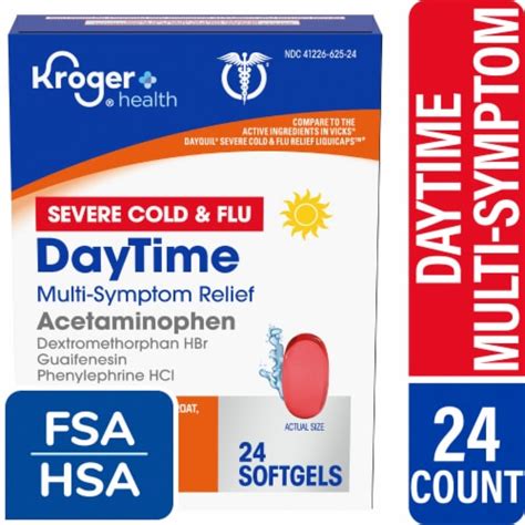 Kroger® Severe Cold And Flu Daytime Multi Symptom Cold Medicine