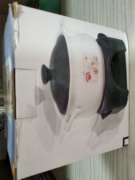 Ceramic Casserole With Heating Stand Furniture And Home Living