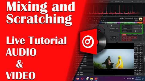 video virtual dj mixing and scratching techniques audio and video live