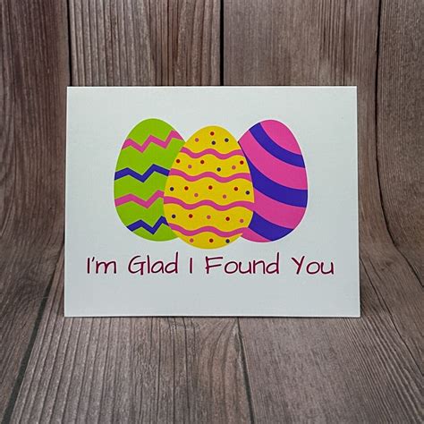 Romantic Easter Card I Love You Easter Card Easter Egg Card Happy Easter Card Card For
