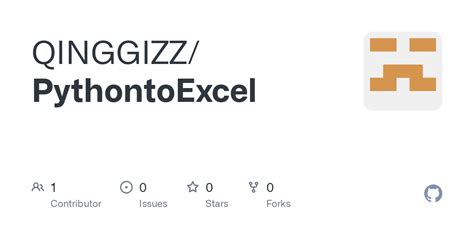 Github Qinggizzpythontoexcel