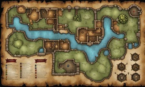 Dungeon And Dragon Maps By Pkbdragon On Deviantart