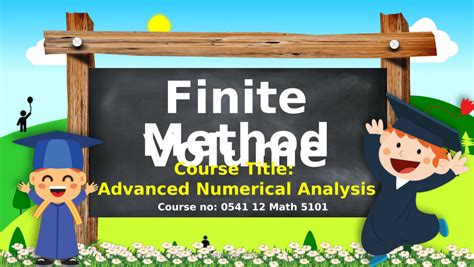 Pdf Finite Volume Method Advanced Numerical Analysis By Mdal Amin