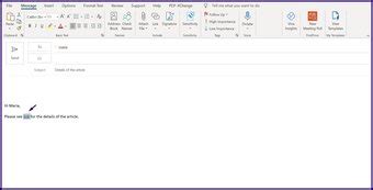 How To Add And Delete Hyperlinks In Outlook Email