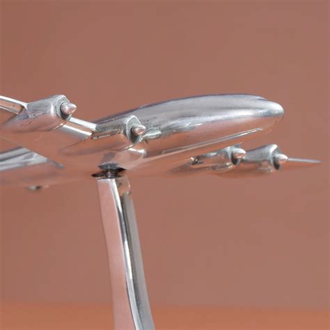 Polished Aluminium Lockheed Constellation Model Bentleys London
