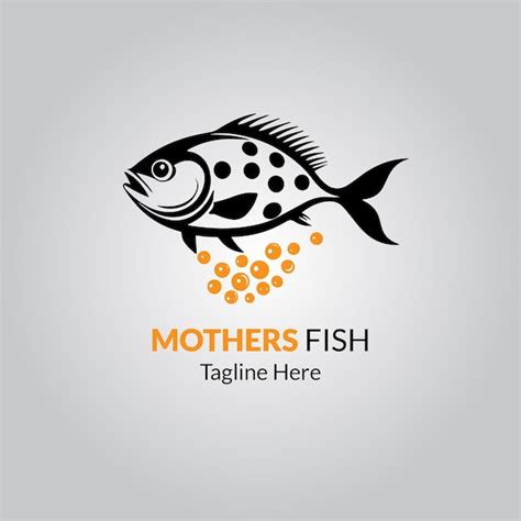 Premium Vector Mother Fish Logo Design