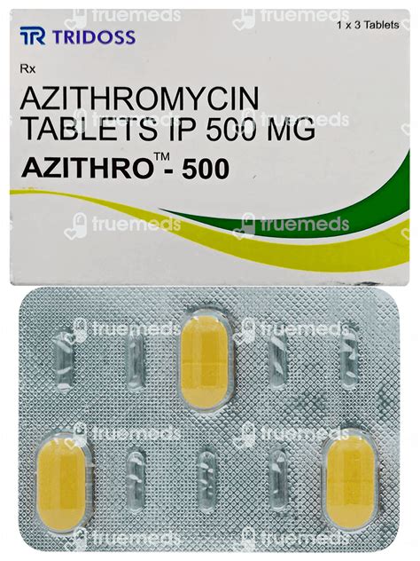 Azithro 500 Tablet 3 Uses Side Effects Price And Substitutes