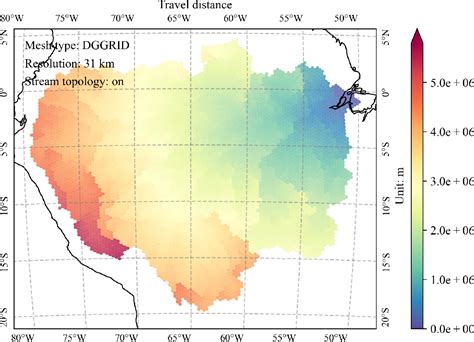 Figure From Discrete Global Grid System Based Flow Routing Datasets In The Amazon And Yukon