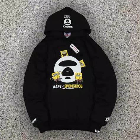 Jual Hoddie A Bathing Ape Bape X Spongebob Sweater Outerware