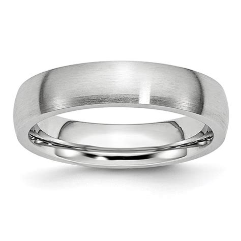 Cobalt 5mm Domed Satin Wedding Band Cc30 Joy Jewelers