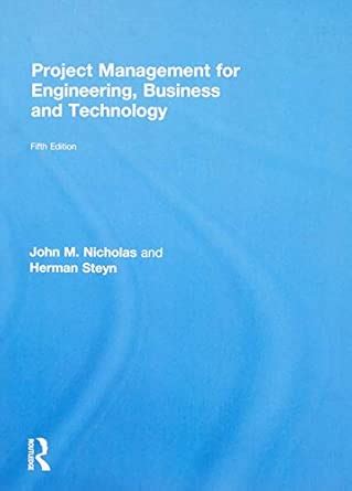 Buy Project Management For Engineering Business And Technology Book