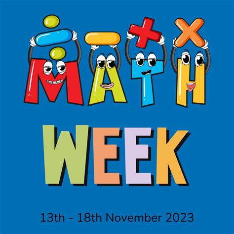 Learn About Maths Week England In 2023 Tts Resources Posted On The