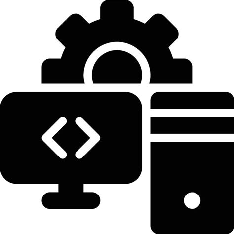 Computer Engineering Programming Glyph Solid Icon 60576533 Vector Art