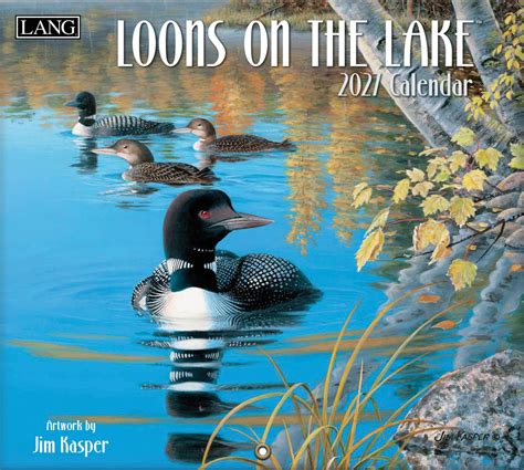 2027 Lang Calendar Loons On The Lake Lang Calendars Canada