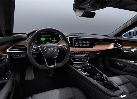 The Audi E Tron Gt Has A Futuristic And Luxurious Interior