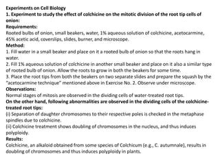 Cell Biology Experiments Pptx