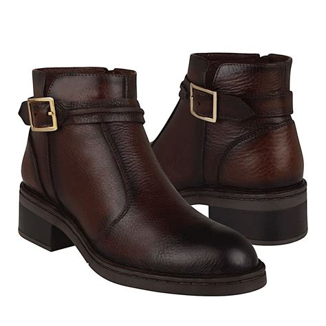 Botines Dama Lobo Solo 5086 Piel CafÉ Lobo Solo 5086 Walmart En Línea