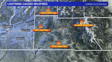 Dry Lightning Sparks Wildfires In Colorado