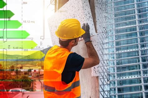 Premium Photo Polystyrene Thermal Cladding For Energy Saving On A