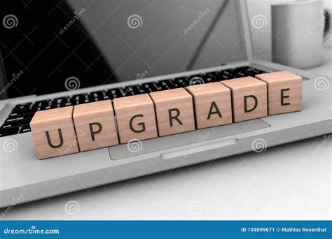 Upgrade Text Concept Stock Illustration Illustration Of Equipment