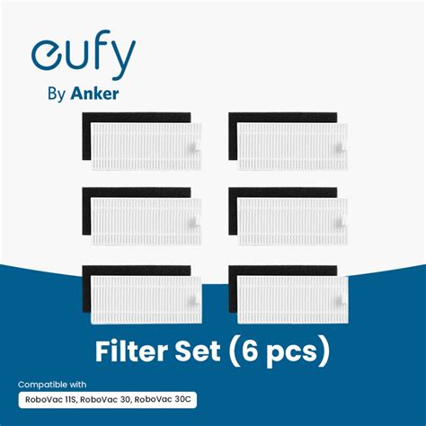 Jual Robovac Replacement Filter Set Compatible With Robovac 11s