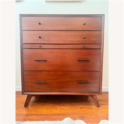 Allmodern Dark Brown Wood Dresser Aptdeco
