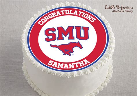Southern Methodist University Smu Edible Image Edible Perfections