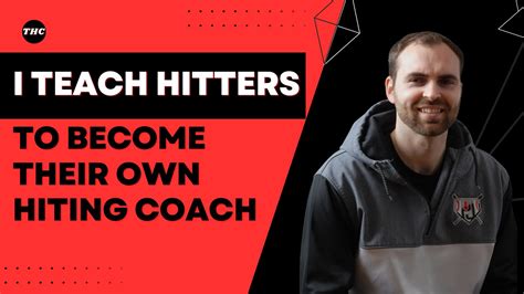 I Teach Hitters To Become Their Own Hitting Coach