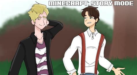 My Old Mcsm Fanart Of Jesse And Lukas Hehe Rminecraftstorymode