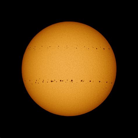 Galore Of Sunspots 100 Days Of Sunspots Sky And Telescope Sky