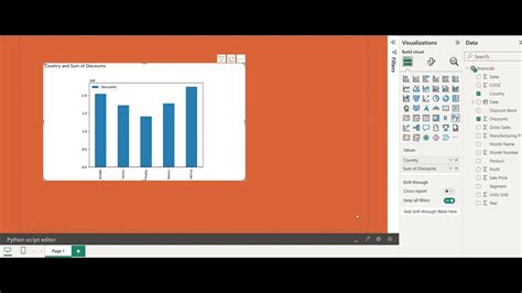 Powerbi Python Visual Using Sample Data Powerbi Powerbishorts Coding Youtube