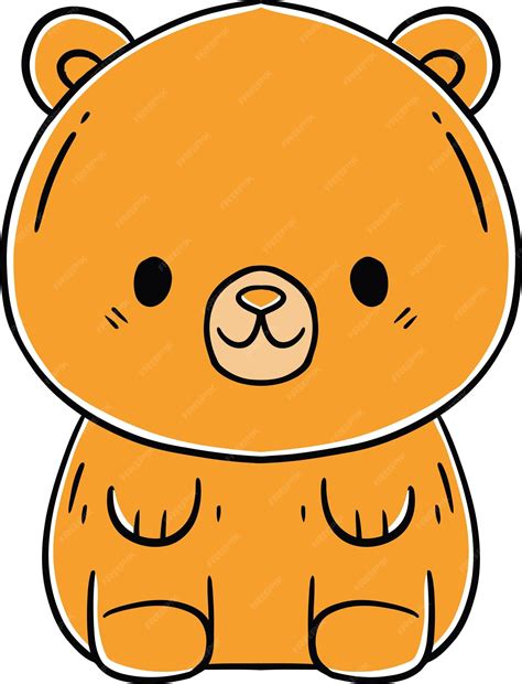 Premium Vector Cute Bear Illustration