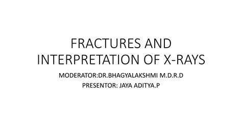 Fracture X Ray Interpretation At David Narvaez Blog