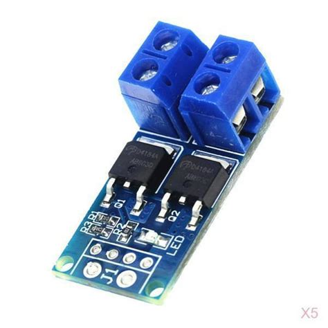 5pcs 15a 400w mos fet switch módulo de accionamiento panel de