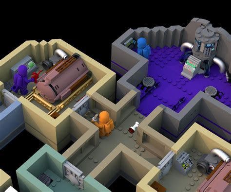 Lego Ideas Among Us The Skeld Detailed Map Bereikt 10k Supporters