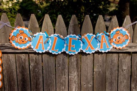Finding Nemo Birthday Banner Personalized