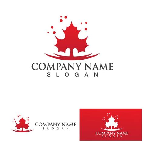 Canada Leaf Logo Vector Art Icons And Graphics For Free Download