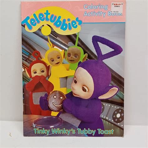 Teletubbies Coloring Activity Book Tinky Winkys Tubby Toast 1998