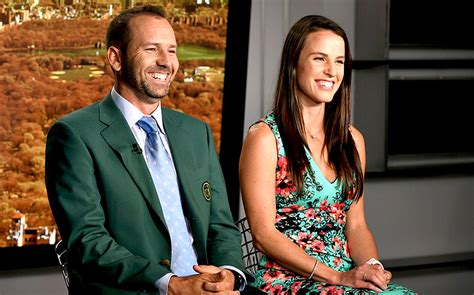 Sergio Garcia Offers Up A Masters Themed Reveal That He And Wife Angela
