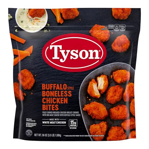 Tyson Buffalo Style Boneless Chicken Bites 3 5 Lbs Bjs Wholesale Club