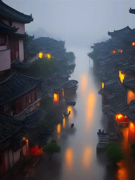 夜雨江南 花瓣网