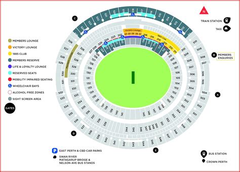 Optus Stadium Seating Plan