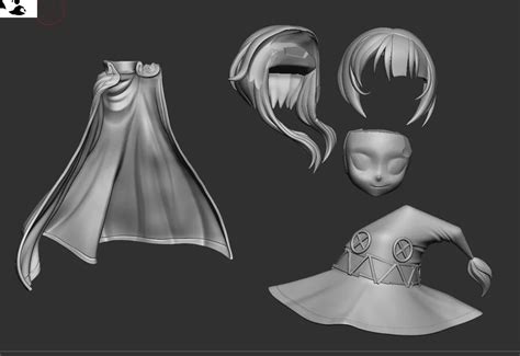 Megumin Konosuba 3d Print Model Flippednormals
