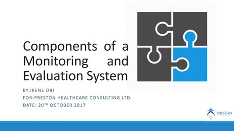 Components Of A Monitoring And Evaluation System Pptx