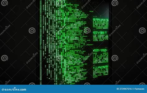 Binary Code Symbols Stock Illustration Illustration Of Matrix 273947516